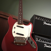 Fender Mustang Azusa Nakano model | Anime Gallery | Tokyo Otaku Mode ...