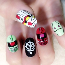 Mobile Suit Gundam Nails | Anime Gallery | Tokyo Otaku Mode (TOM) Shop ...