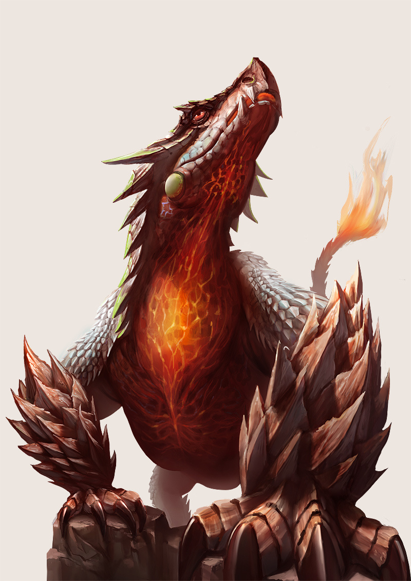Fire Salamander Fantasy